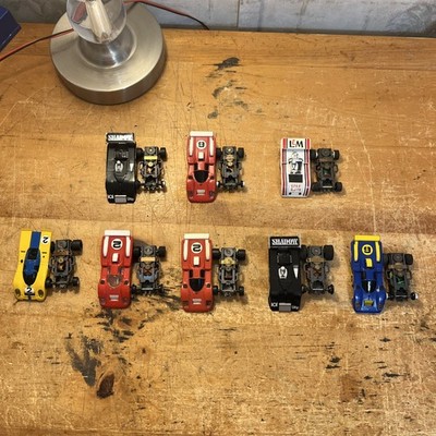 8 AFX Ferrari Lola Shadow Can Am Porsche AFX Chassis’s For Repair | eBay