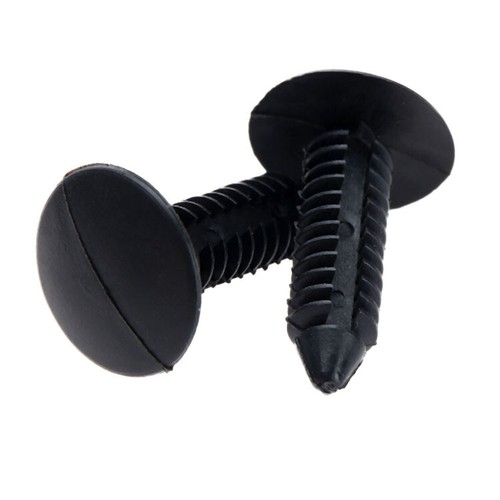 50x Plastic Rivet Fasteners Screw Retainers Hood Insulation Push Pin ...