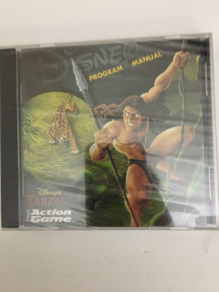 Disney's Tarzan Action Game PC CD ROM-NEW-RARE VINTAGE COLLECTIBLE ...