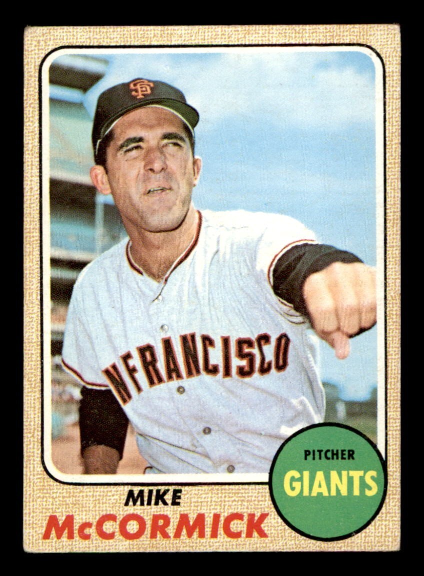 1968 Topps Baseball #400 Mike McCormick VG | eBay