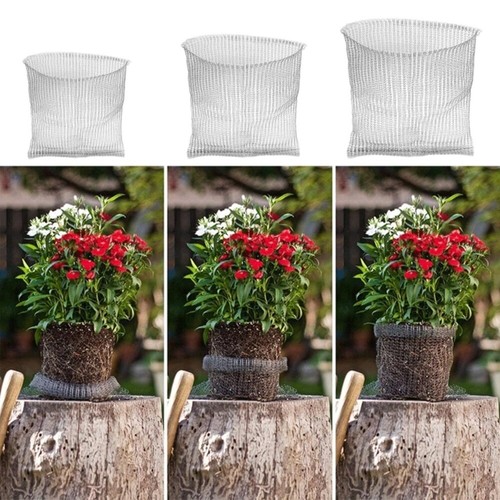 Dense Mesh Plants Root Pouches Stainless Steel Metal Plant Protection ...