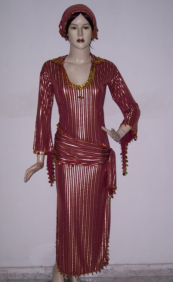 MADE TO ORDER Belly Dance Costume Baladi Saidi Maxi Dress Egyptian ...