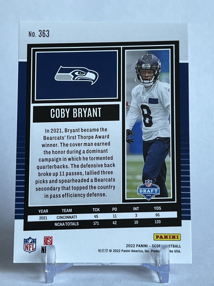 2022 Score Purple #363 Coby Bryant RC Seahawks | eBay