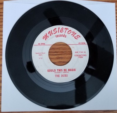 Vintage 45 RPM Musictone The Paragons & The Dubs MX1141 1963 Could This ...