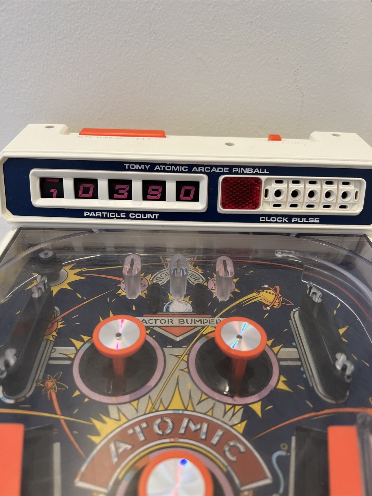 Vtg TOMY 1979 Atomic Arcade Electronic Pinball Machine Original Box ...