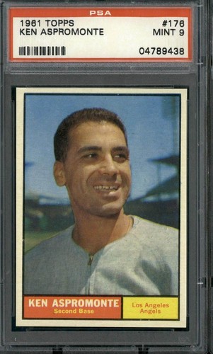 1961 Topps #176 Ken Aspromonte - PSA 9 | eBay