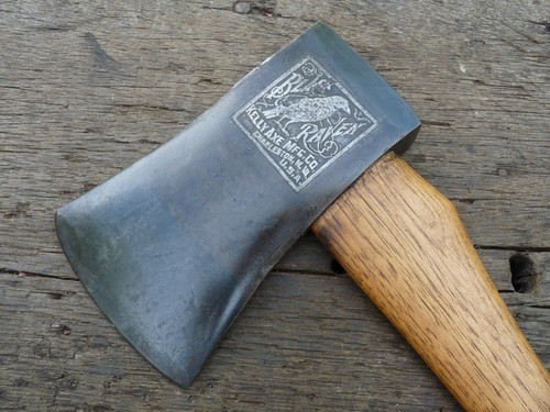 Buy KELLY AXE MFG. CO. BLACK RAVEN Single Bit Axe w/NOS FRANKFURTH HDWE ...