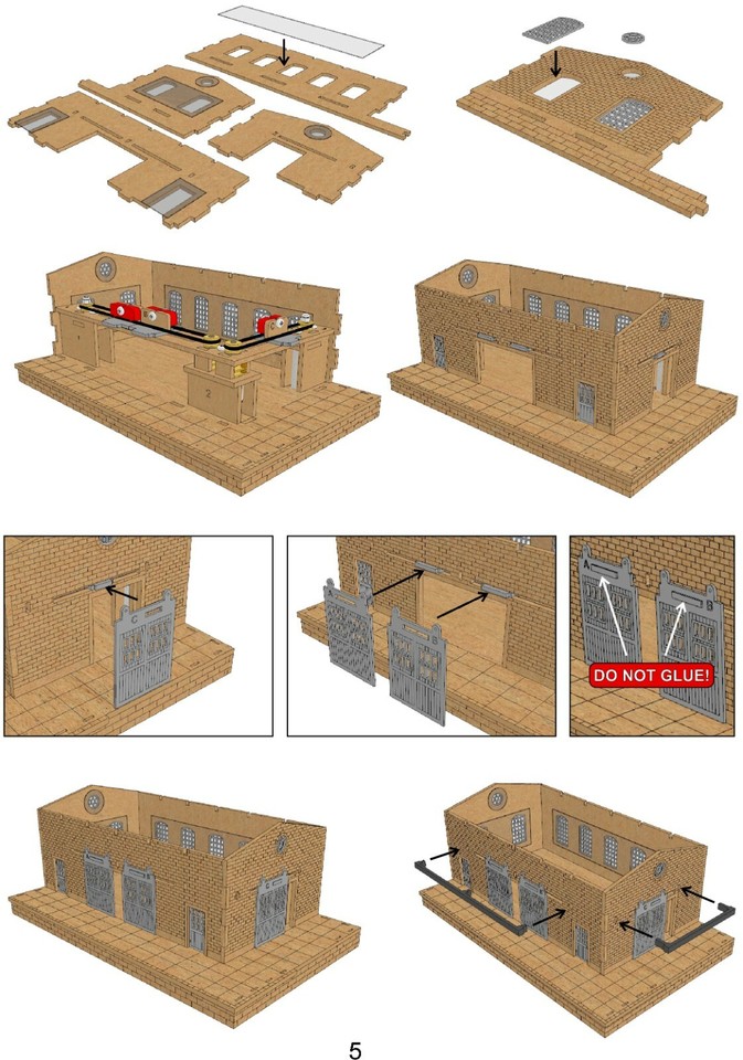 HO Scale Warehouse Kit with Motorized Working Doors (see video) for ...
