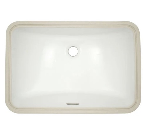 Toto LT542G#01 19” Undermount Bathroom Sink Cotton White With Overflow ...