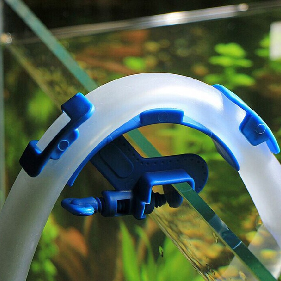 4 Pcs Fish Tank Pipe Fixing Clamp Aquarium Hose Clamps Water Clip | eBay