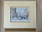 Vintage BONSECOURS MARKET Inge Claussen Signed Litho Canadian Art Card ...
