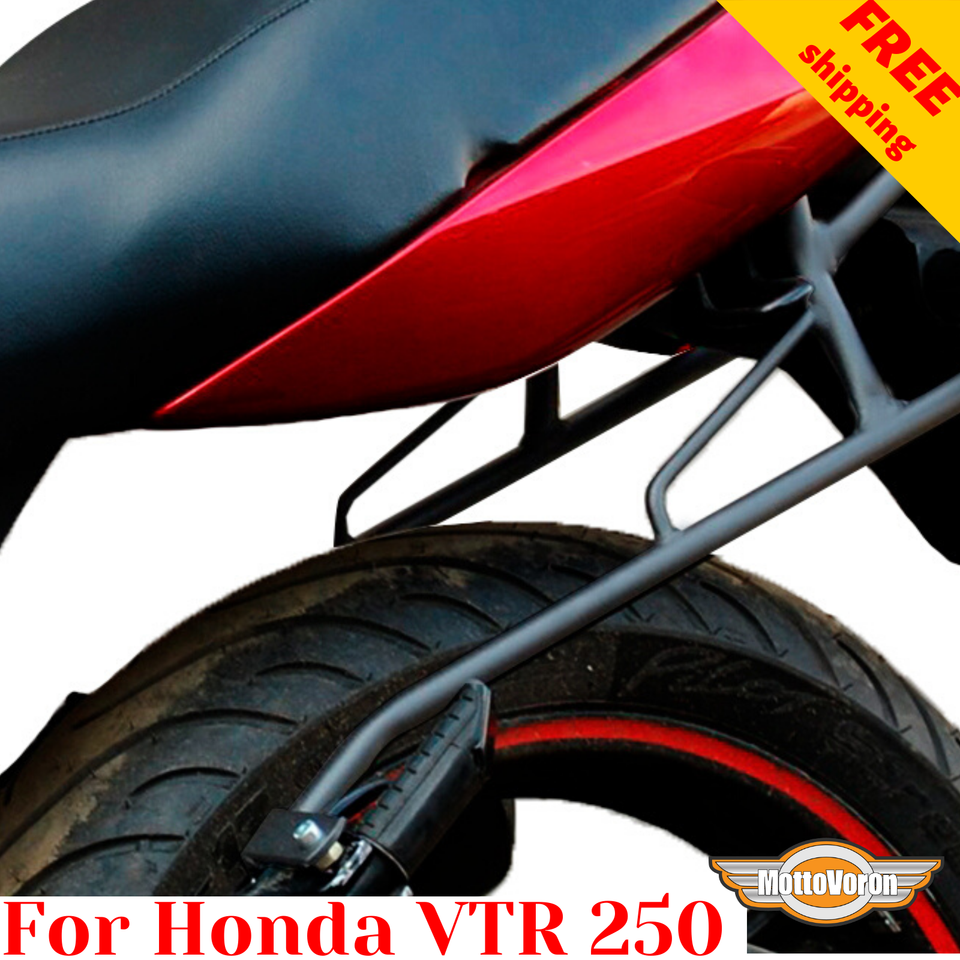 For Honda VTR 250 Rear luggage rack VTR250 Rear rack for cases or soft ...