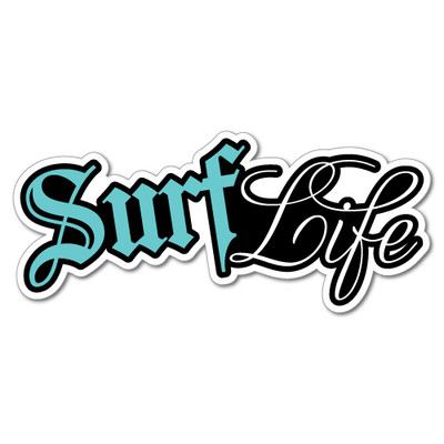 Surf Life Surfing Sticker Decal Surfboard Vintage Skate Surf #7473EN | eBay