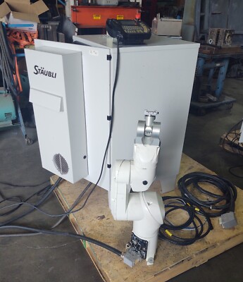 🔥 Complete Working STAUBLI TX40 Robot 6 Axis, CS8C Controller, Euromap ...