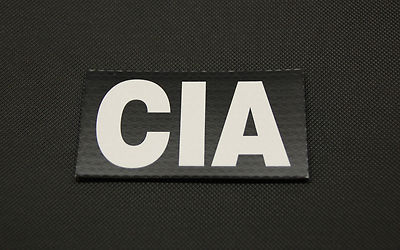 Infrared CIA Black & White IR Patch Central Intelligence Agency Spook ...