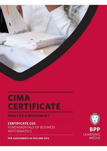 CIMA - Fundamentals of Business Mathematics: Revision Kit By BPP | eBay