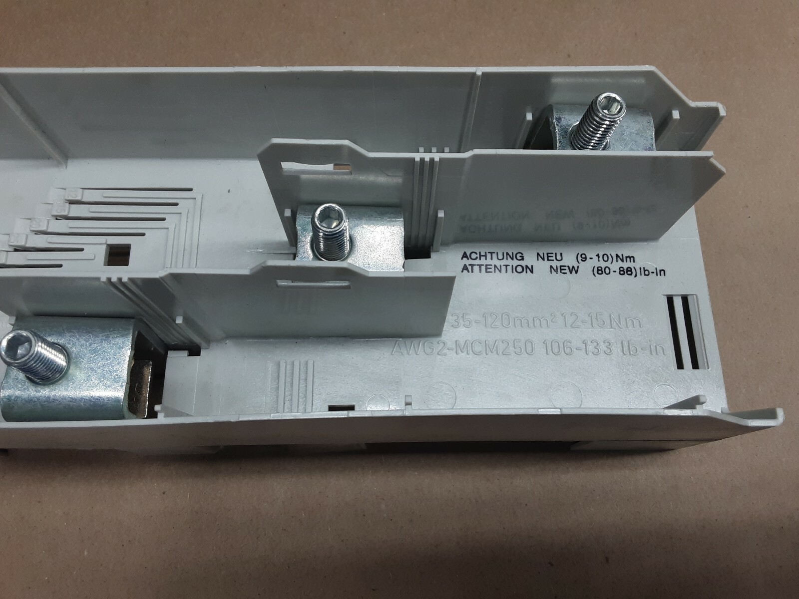 Wohner AWG2-MCM250-106-133 3-Phase Busbar System #03H49 | eBay
