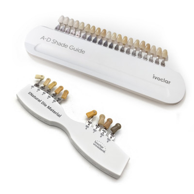 Ivoclar Vivadent Dental Shade Guide A-D 20 IPS Natural Die ND1-9 Bleach ...