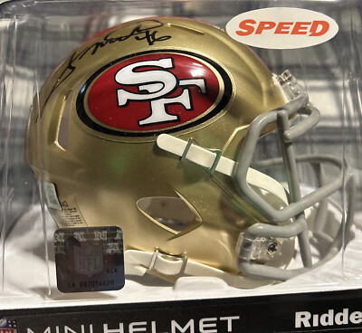Tim McDonald Autographed San Francisco 49ers Throwback Speed Mini ...