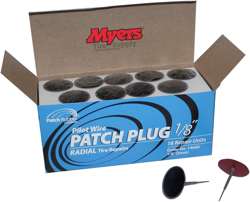 Patch Rubber Company 14040 1/8-Inch Pilot Wire Patch Plugs with 1-3/4 ...