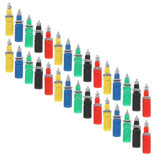 50 Pcs Audio Terminal Bannana Plugs for Speakers Binding Post Terminals ...