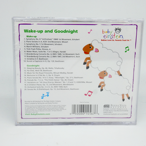 Baby Einstein 'Wake-up and Goodnight' CD Walt Disney (2006) Brand New ...