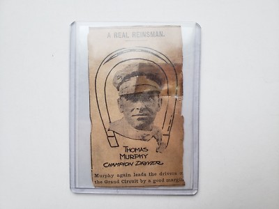 Jimmy Thomas Murphy Race Car Driver Champion 1921 Panel | eBay
