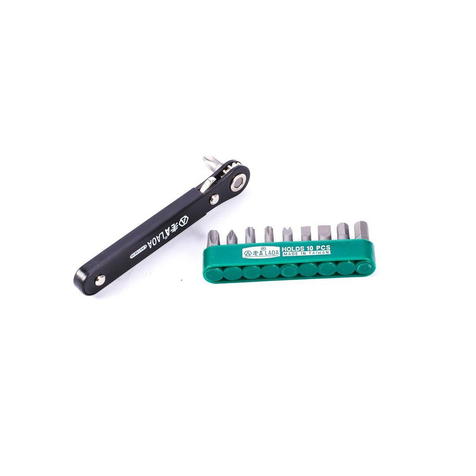 10in1 Mini Right Angle Offset Hand Ratchet Screwdriver Ratcheting ...