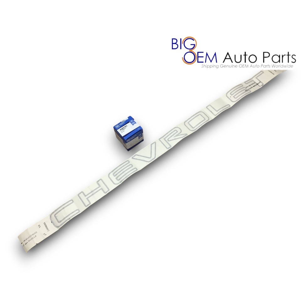 1999-2007 Chevrolet Silverado Tail Gate Silver CHEVROLET Decal new OEM ...