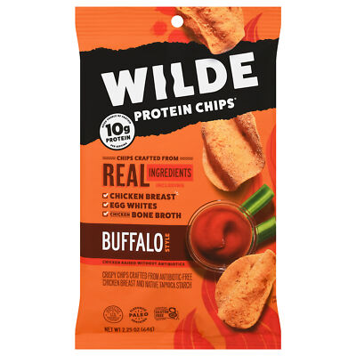 Wilde Snacks Chips Chicken Buffalo 2.25 oz (Pack Of 12) | eBay