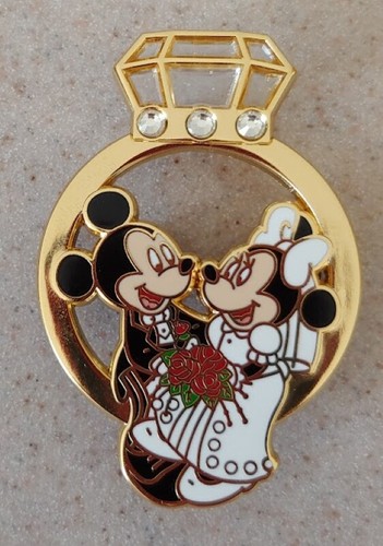 Fantasy Pin - Disney Mickey & Minnie Mouse Bride Groom Engagement ...