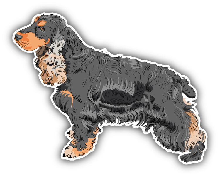 English Cocker Spaniel Breed Dog Car Bumper Sticker Decal | eBay