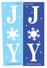 Joanie 24" Stencil Vertical Joy Snowflake Snowman Nativity Star Dust ...