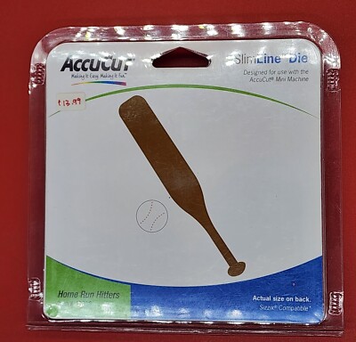 New AccuCut Slimline Design Die "Home Run Hitters" Sizzix Compatible ...