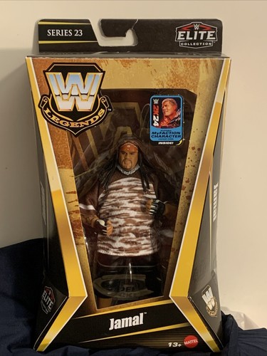 Mattel WWE Elite Legends Series 23 Jamal Action Figure 3 Minute Warning ...