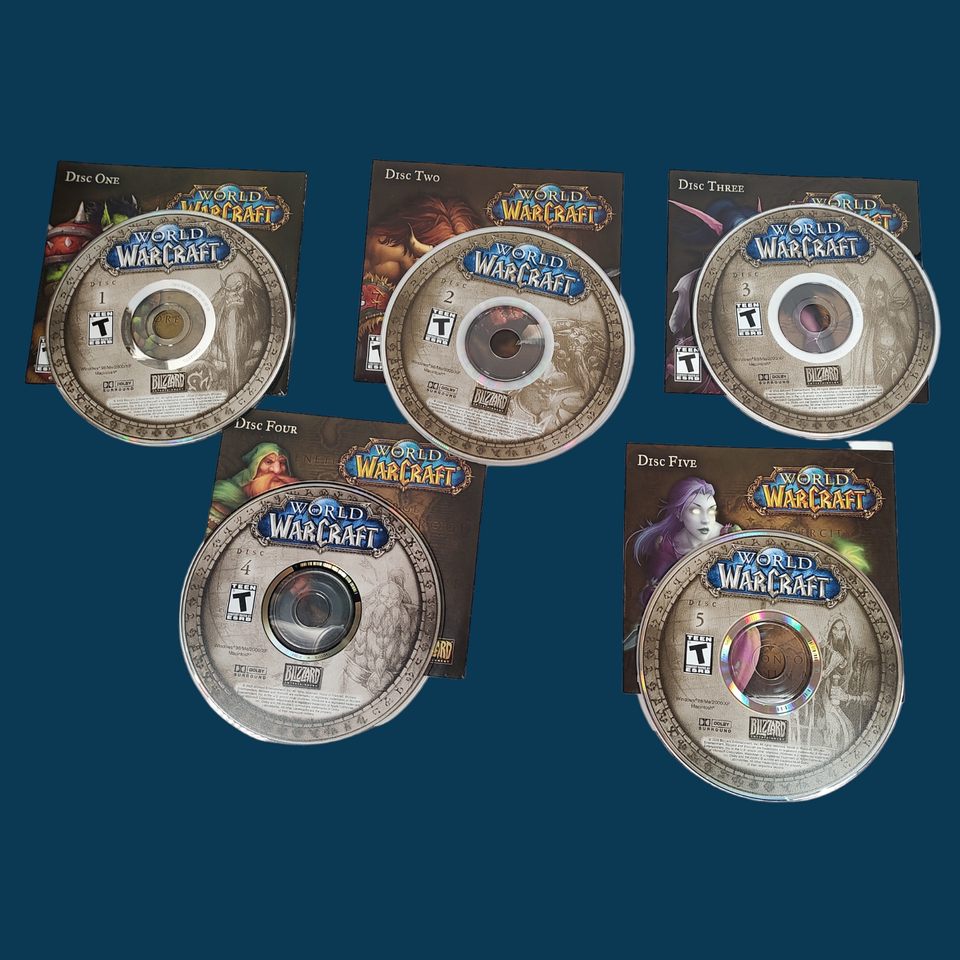 World of Warcraft Bundle Lot - Base Game + Two Expansions PACKS PC Game ...