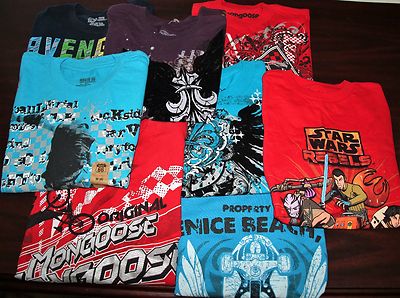 Boy's T-Shirts Graphic Tee Mongoose Racing Star Wars Avengers Skate M ...