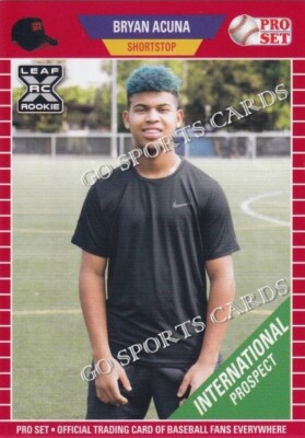 2021 Leaf Pro Set 24 Bryan Acuna XRC Red RC Rookie Twins | eBay