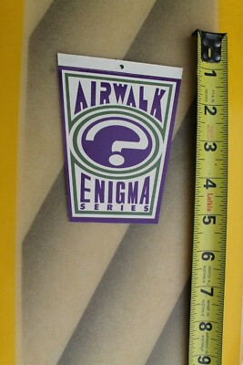 AIRWALK Skateboard Shoes Enigma Series Mystery Tag Vintage ...