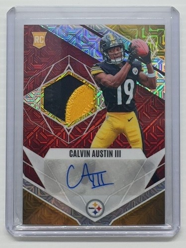 2022 Phoenix Calvin Austin III RPS Rookie Auto Jersey Prime Red Mojo RC ...