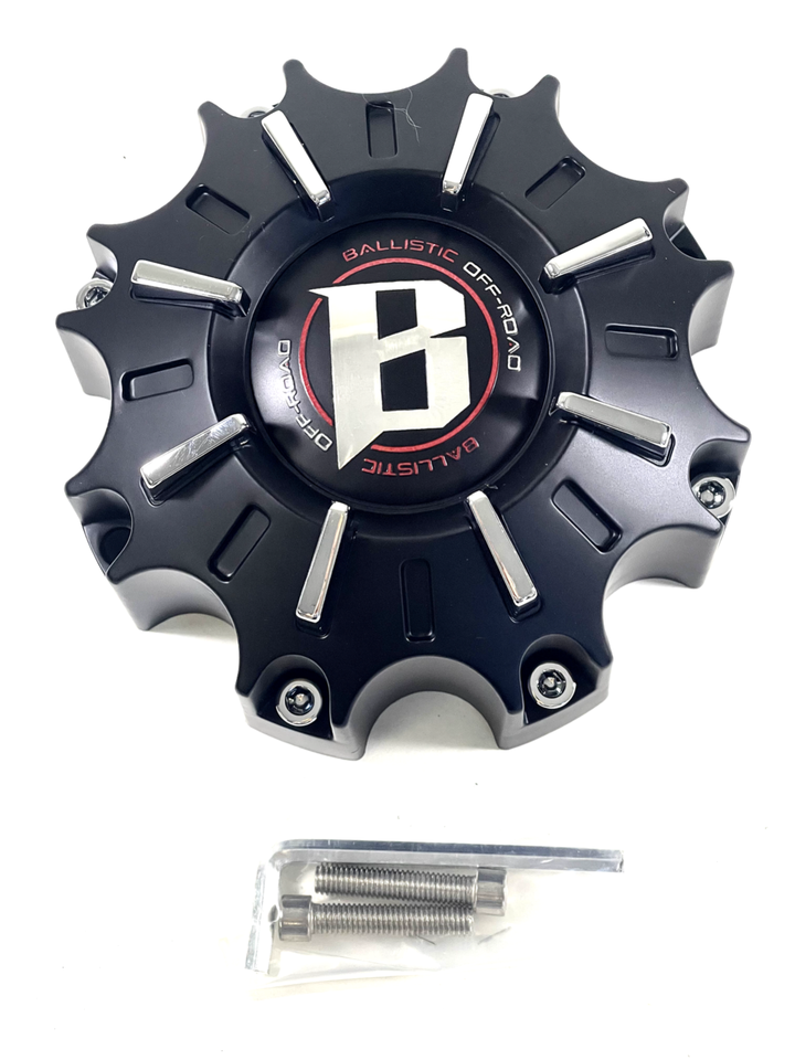 Ballistic Off-Road Wheel Center Cap Matte Black 8 Lug WX-11-CAP SGD0010 ...