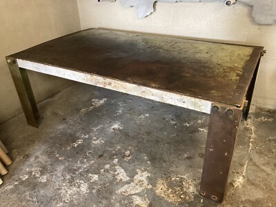 WW2 Steel Morrison Air Raid Shelter/ Rustic Table | eBay