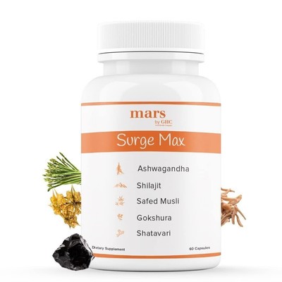 Mars by GHC Surge Max Shilajit Immunity Booster & Stamina Booster For ...