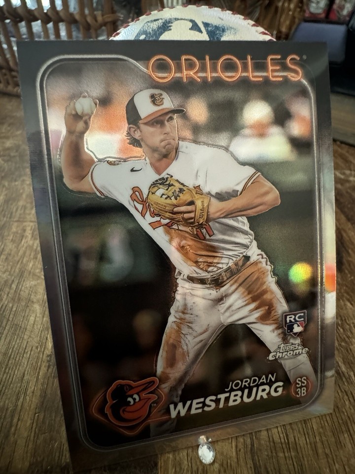 Jordan Westburg #277 Topps Chrome 2024 Rookie (Baltimore Orioles ...
