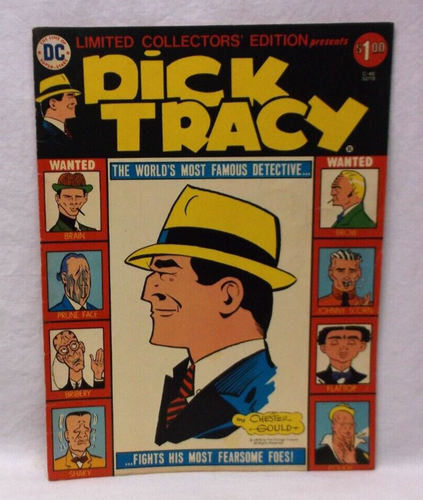 DC Comics Dick Tracy 1975-1976 Collectors Edition Large Size Comic | eBay