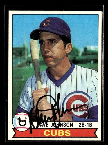 1979 Topps Dave Johnson #513 Chicago Cubs Signed/Auto Davey SX2722 | eBay
