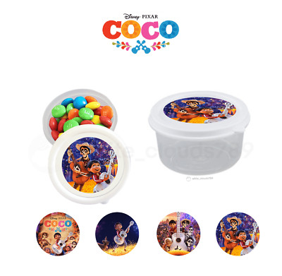 10 Coco Movie Party Favor Small Candy Containers 2.3 oz Fillable Gift ...