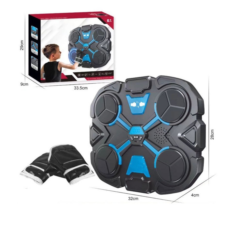 Exercise Boxing Machine with LED Counter Music Sound and Training Glove ...