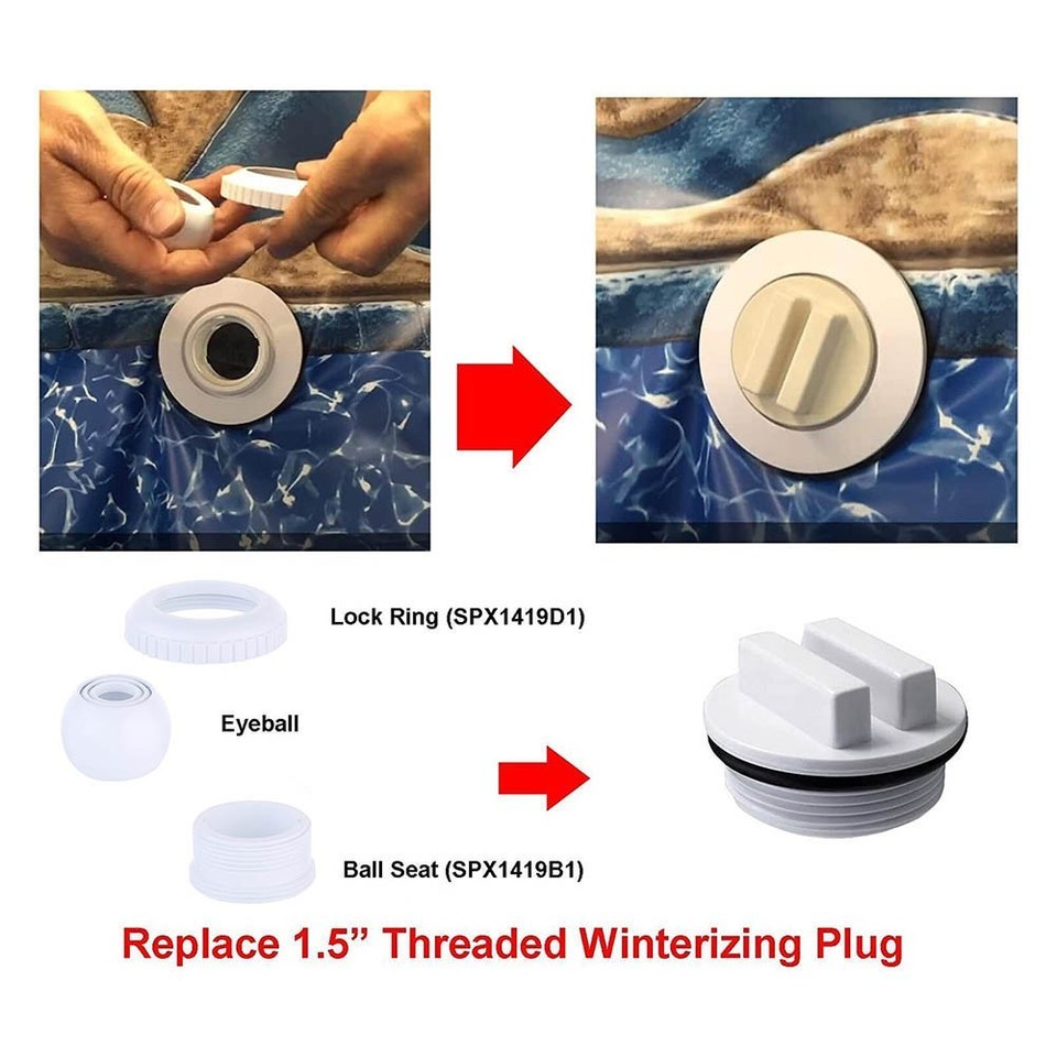 Create Uniform Water Circulation with White Color Eyeball Flow Jet ...