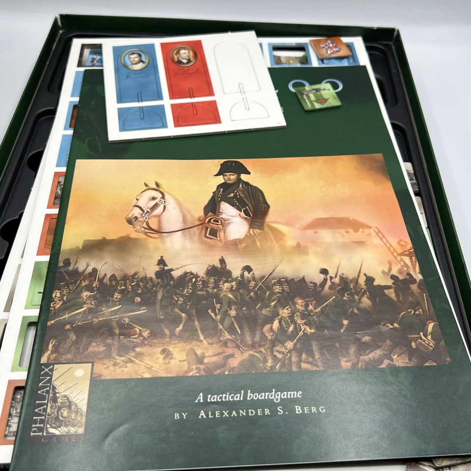 Waterloo Napoleon's Last Battle Board Game by Alex Berg 2001 Complete ...